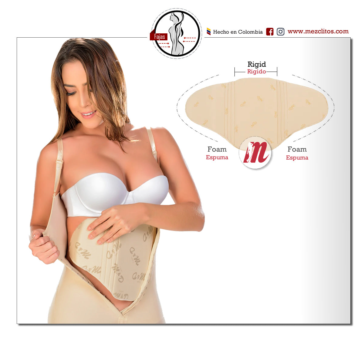 MyD Fajas - Abdominal Compression Liposuction Board / Tabla 0102 – Mezclitos